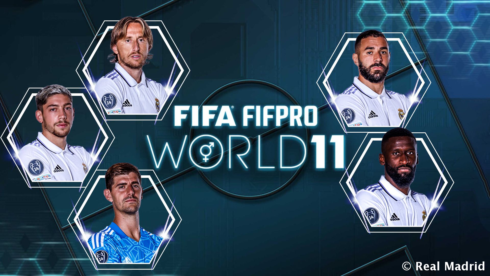 5 Real Madrid-spillere nomineret til FIFA årets hold